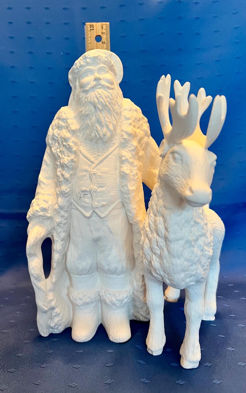 Barbarian Santa With Reindeer - Etsy