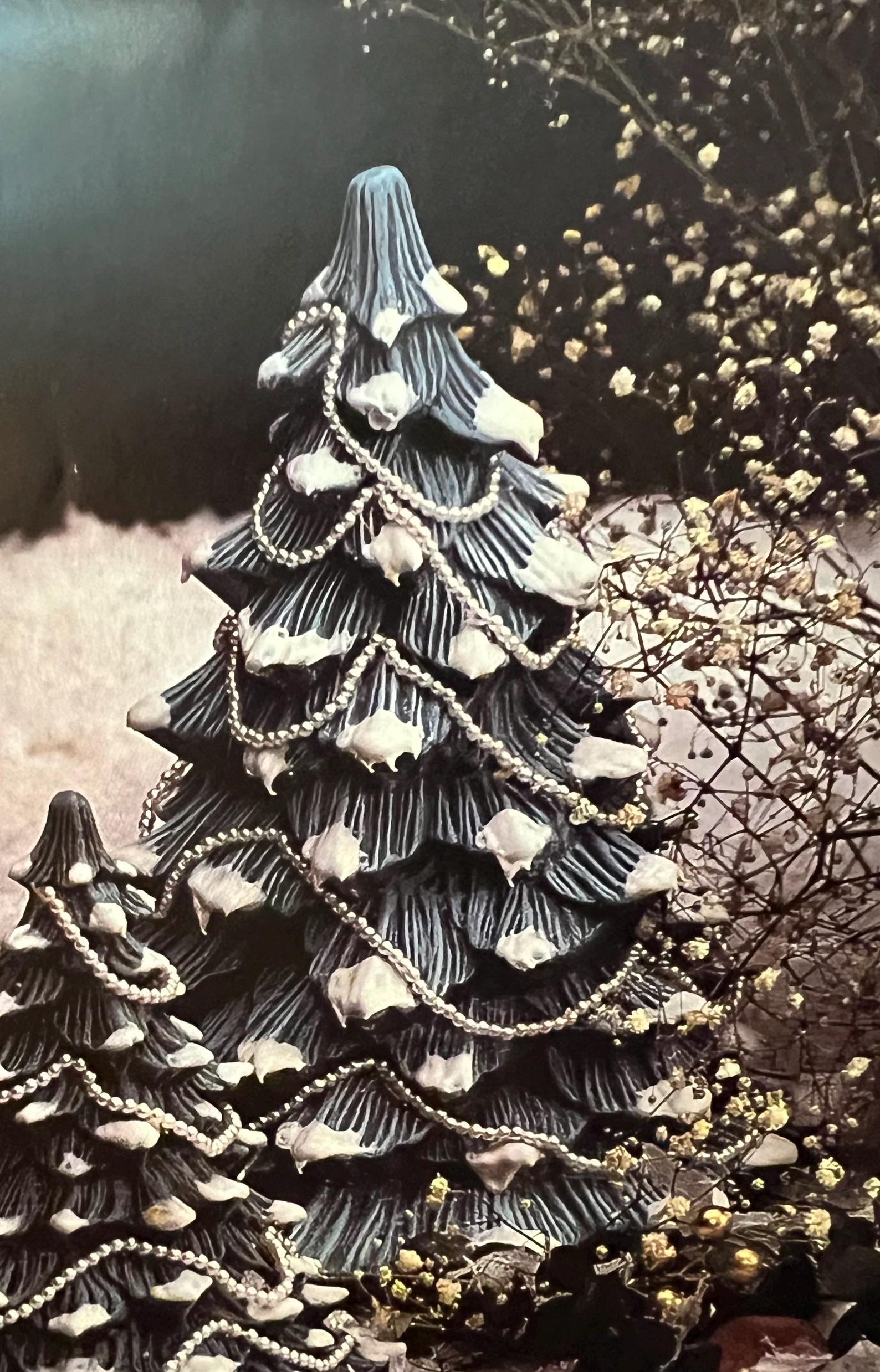 Bisque Christmas Tree: 14" Ready to Paint, Lighted Ceramic Tree - Etsy