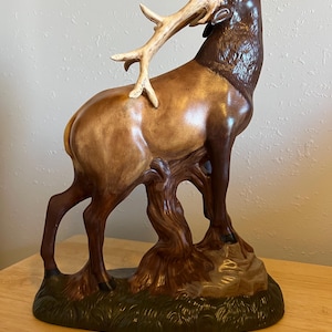 Realistic Elk Figurine: Hunter Gift, Ready to Paint or Finished - Etsy
