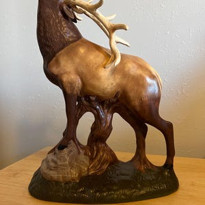 Realistic Elk Figurine: Hunter Gift, Ready to Paint or Finished - Etsy