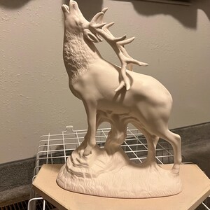 Realistic Elk Figurine: Hunter Gift, Ready to Paint or Finished - Etsy