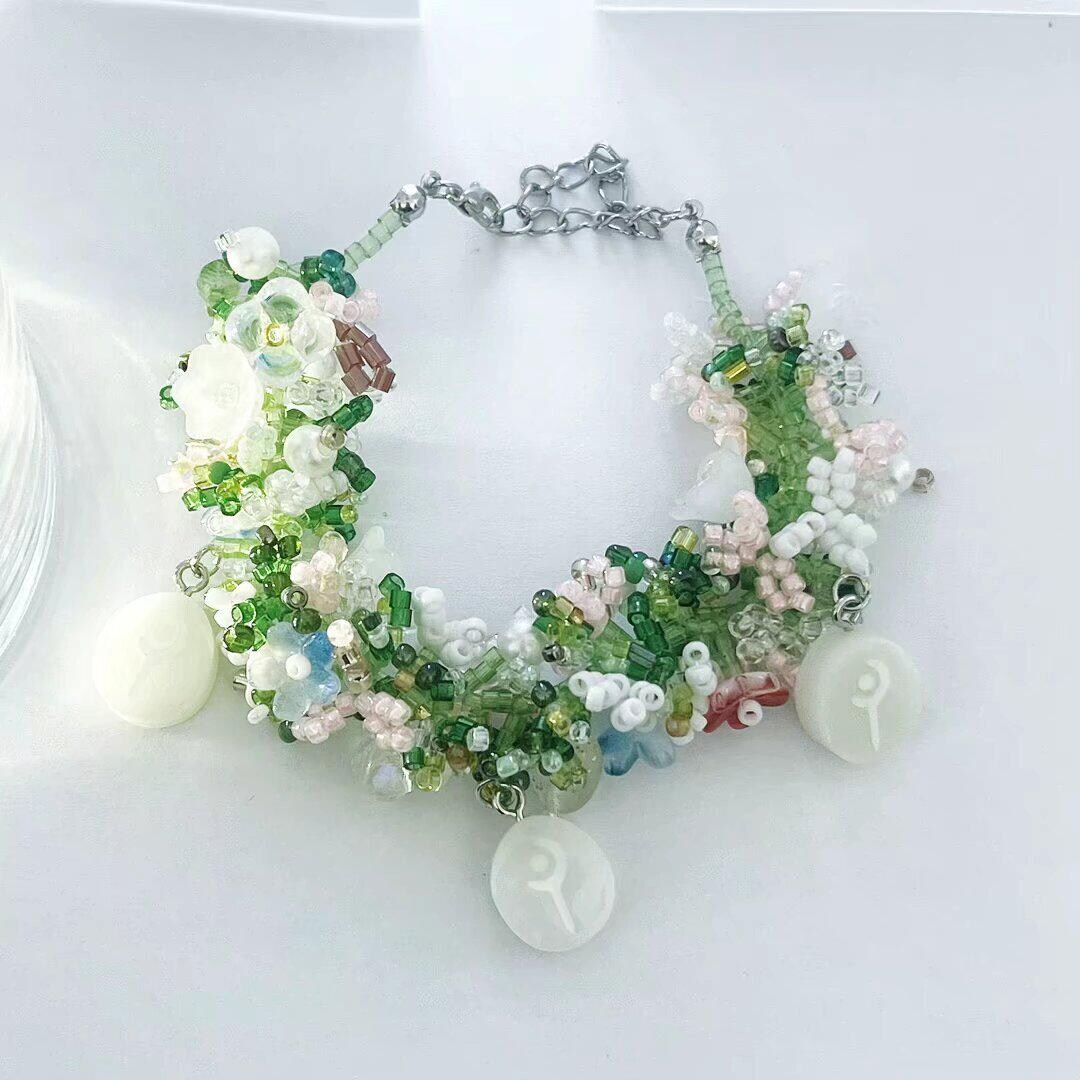 Beadwoven FFXIV White Mage Inspired WHM Job Stone Bracelet | Final ...