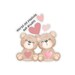 Cute Bear Couple Kiss-cut Stickers for Love Notes, Scrapbooking, Gift ...