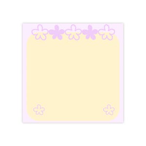 Floral Sticky Notes, Cute Post-it Note, Office, and Home, Stationery ...