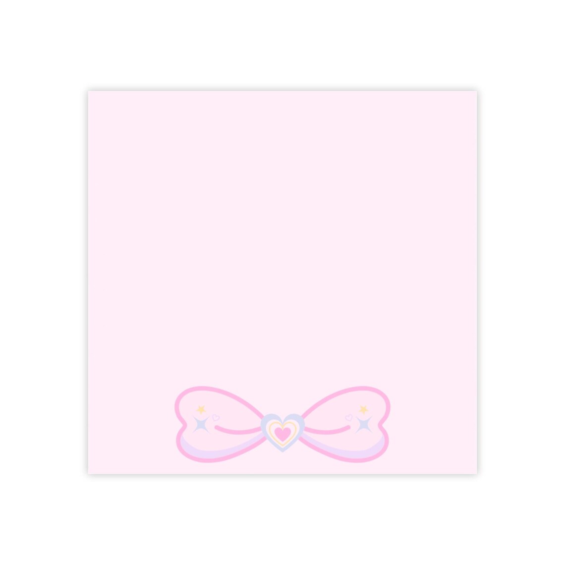 Cute Heart Bow Post-it® Note Pads, Perfect for School, Office ...