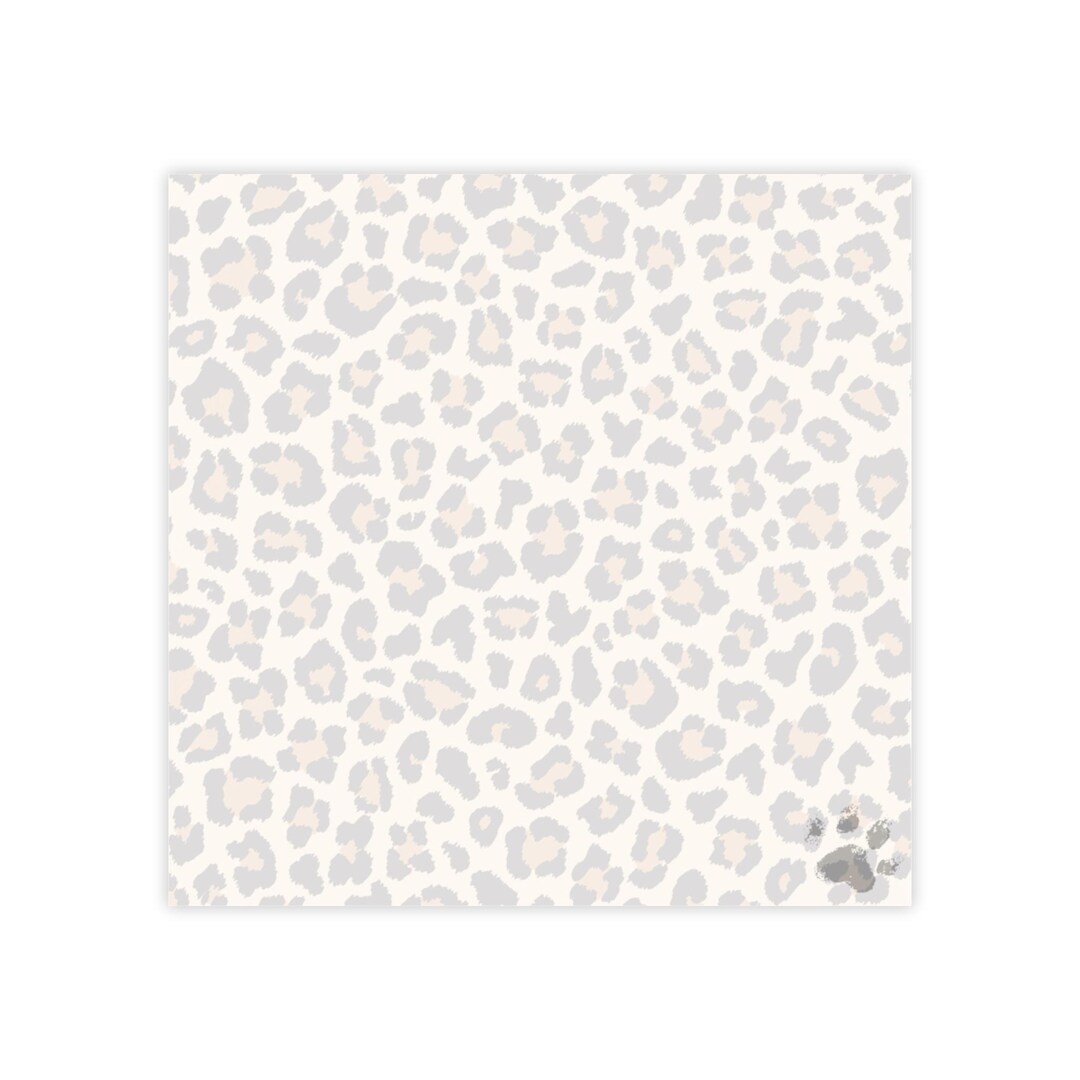 Leopard Print Sticky Note Pads, Cute Stationery, Office Supplies ...