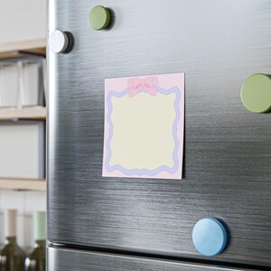 Charming Pink Bow Post-it® Note Pads, Cute Sticky Notes, Kawaii Office ...