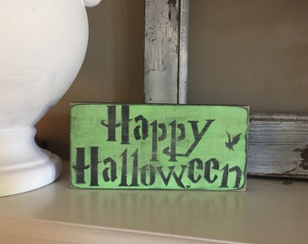 Happy halloween sign | Etsy