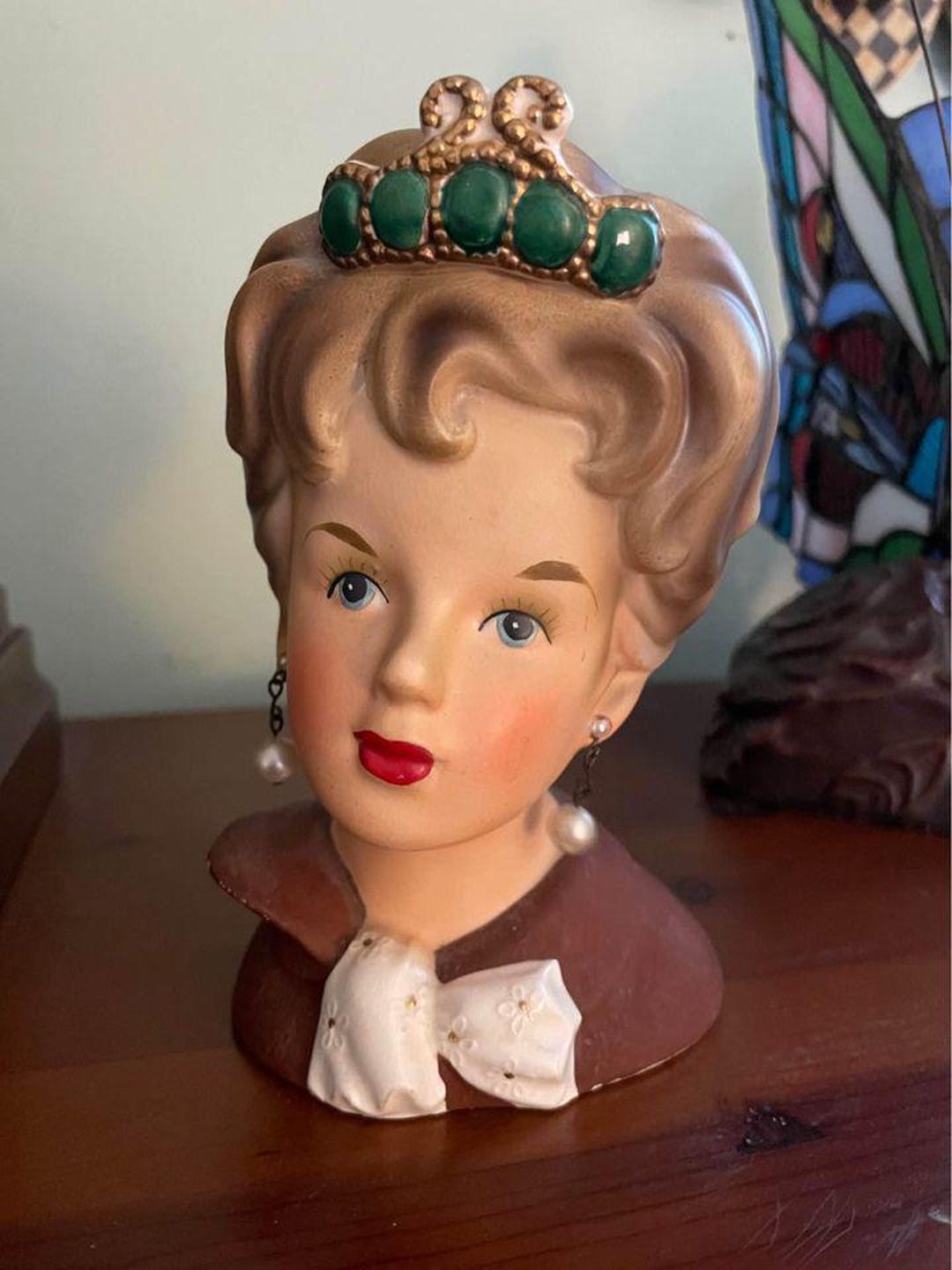 Vintage Rare Head Vase - Etsy