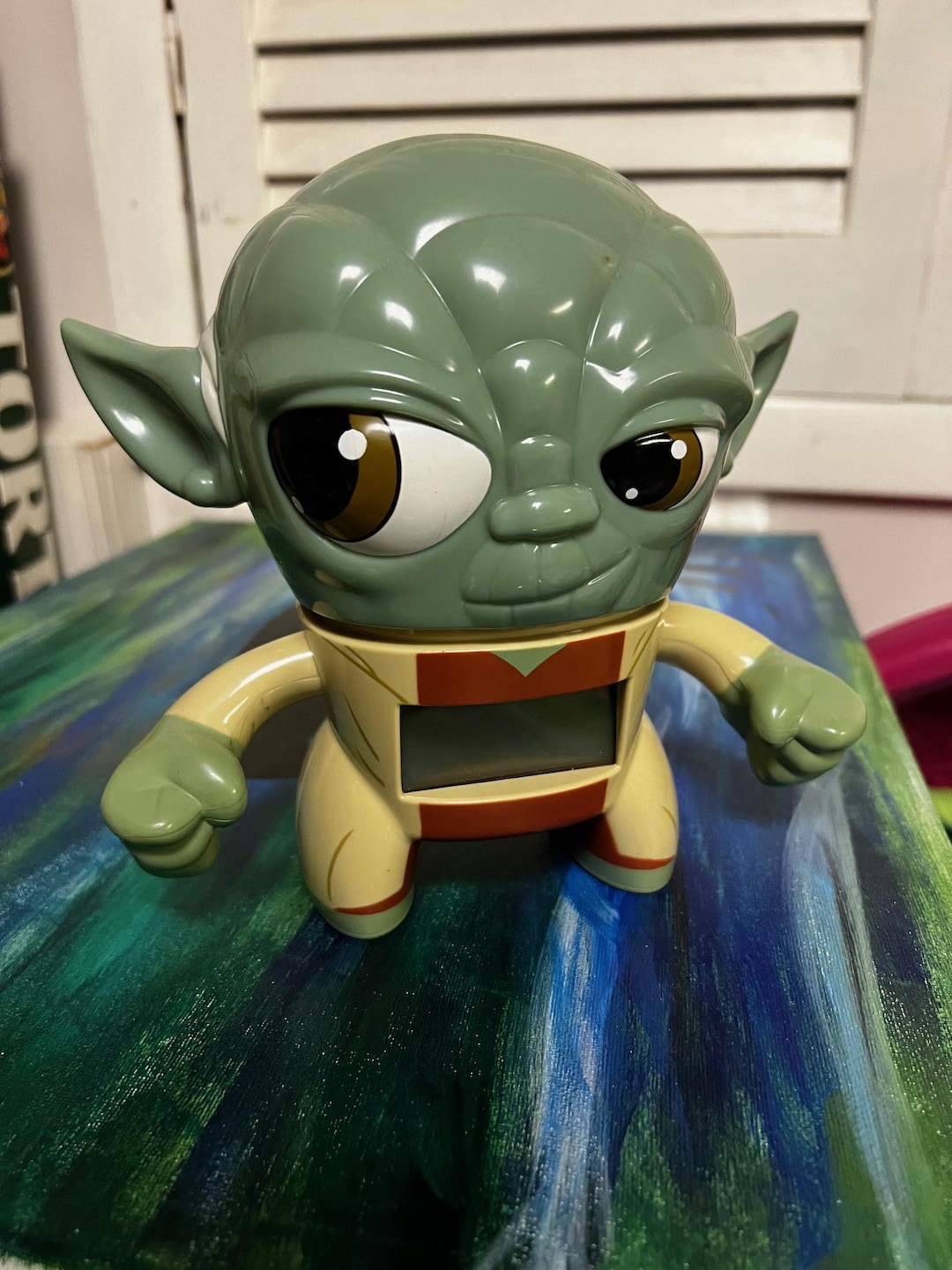 Star Wars Yoda Digital Alarm Clock by Bulb Botz Battery Powered - Etsy