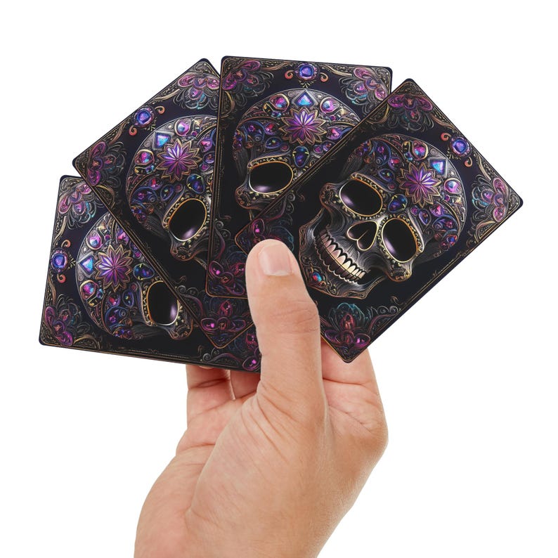 Crystal Skull Poker Card Deck - Etsy