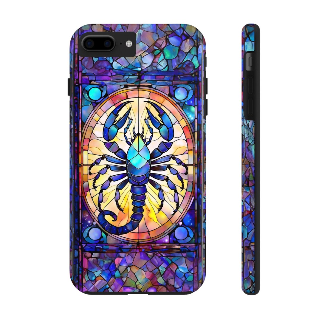 Scorpio Zodiac Stained Glass Style Tough Phone Cases for Iphone ...
