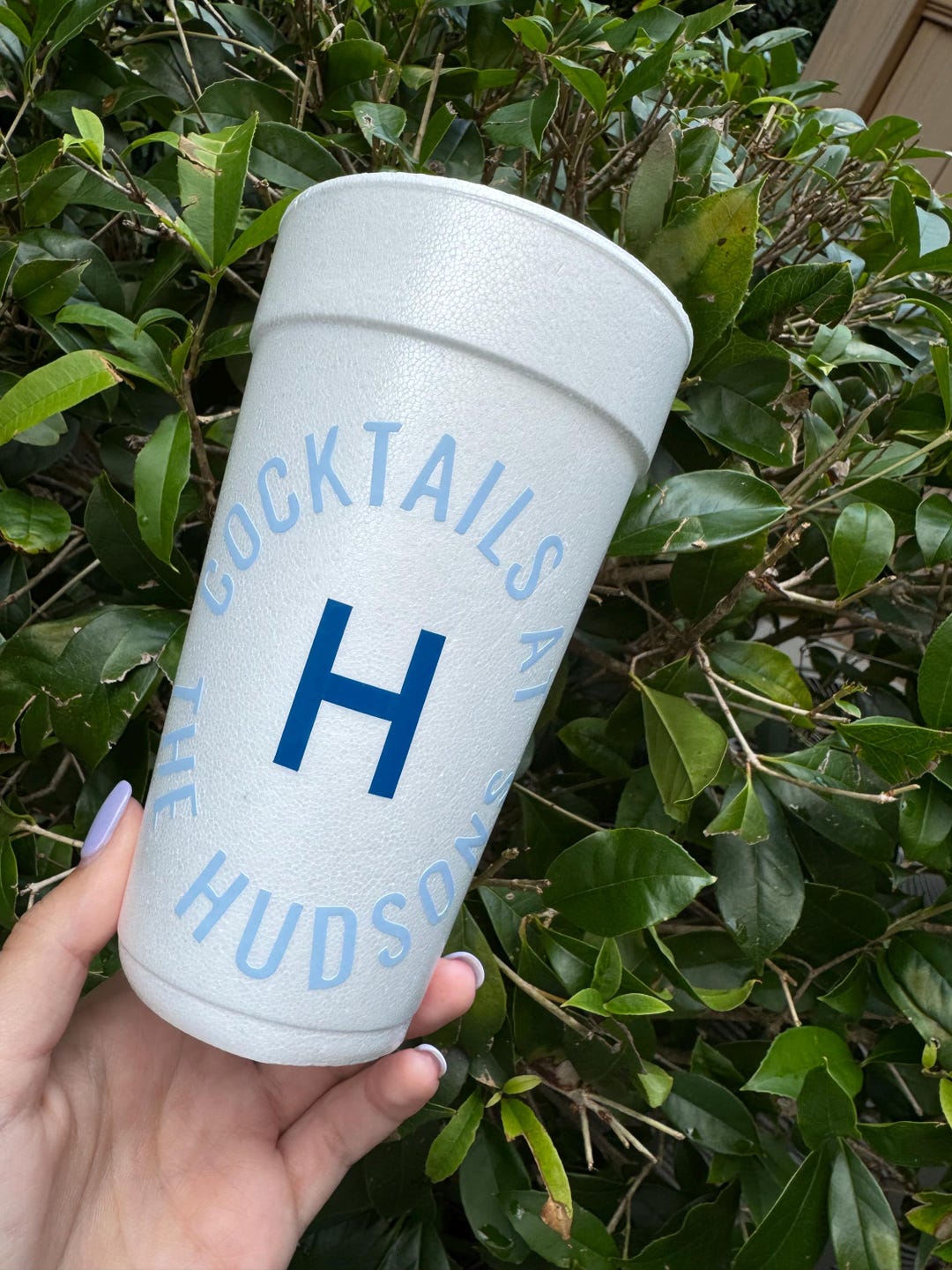 Custom House/family Cups. Cocktails at your Last Name Here - Etsy
