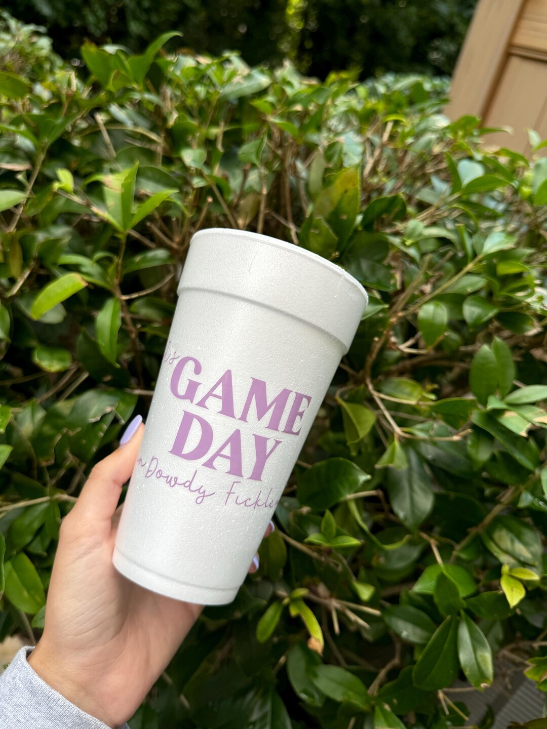 Custom Game Day Styrofoam Cups - Etsy