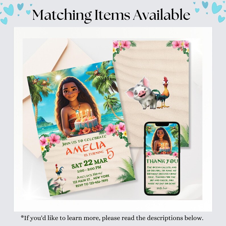 Moana Birthday Welcome Sign - Tropical Party Poster - Instant Download ...
