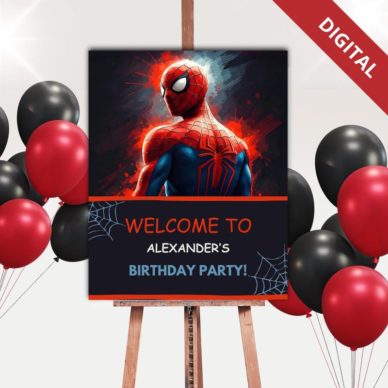Spider Man Poster - Etsy