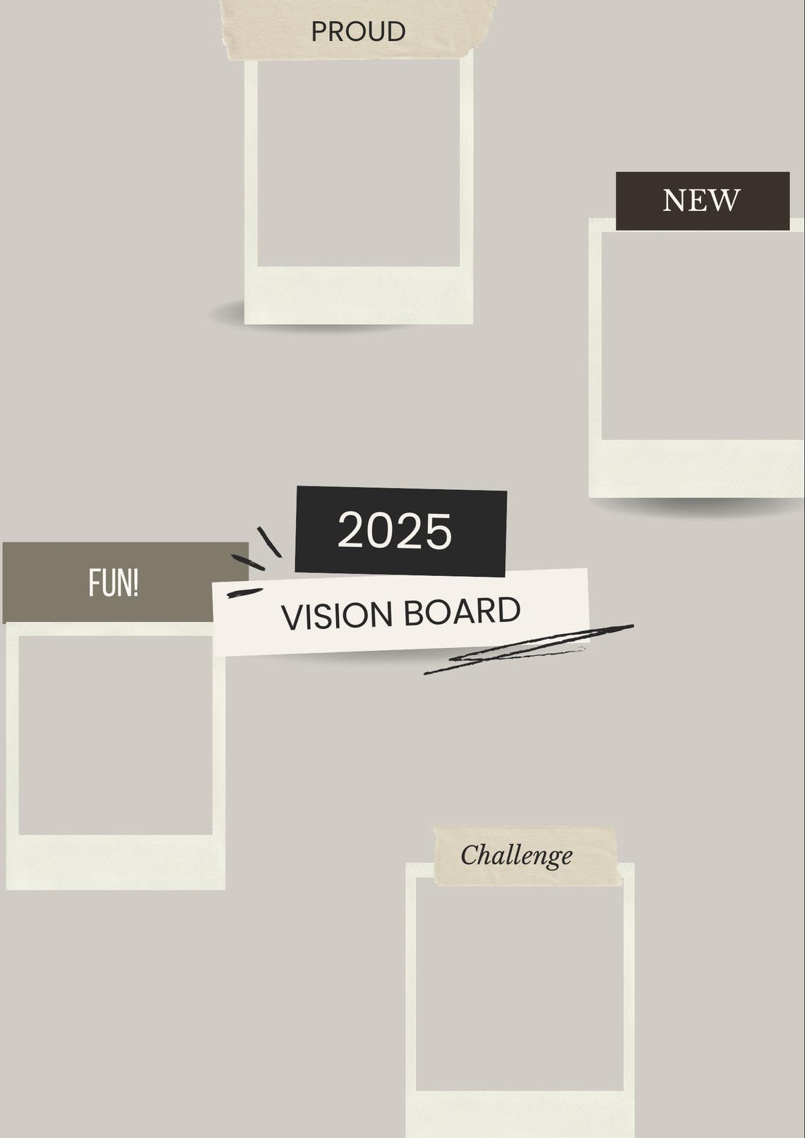 Personalized 2025 Vision Board Creation - Etsy