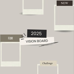 Personalized 2025 Vision Board Creation - Etsy