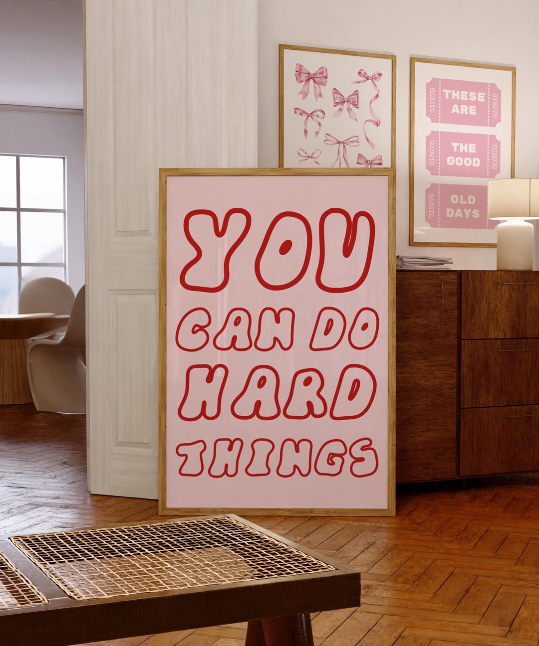 You Can Do Hard Things Print, Digital Download, Cubicle Decor ...