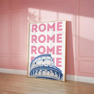 Rome Print, Printable Wall Art, Travel Print, World City Poster, Cool ...