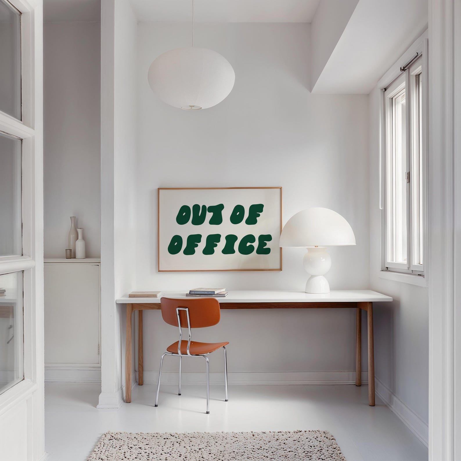 Out of Office Print: Trendy Typography Office Decor (digital Download ...