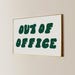 Out of Office Print: Trendy Typography Office Decor (digital Download ...