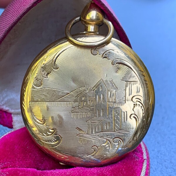 Pocket Watch Locket - Etsy