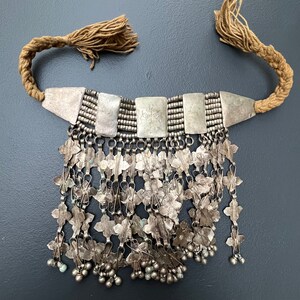 Bridal Labba Labbeh Libbeh Necklace From Yemen . Yemen Silver Headdress ...