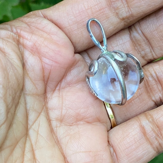 Rock Crystal Snake Necklace. Pools Of Light Orb Ster… - Gem