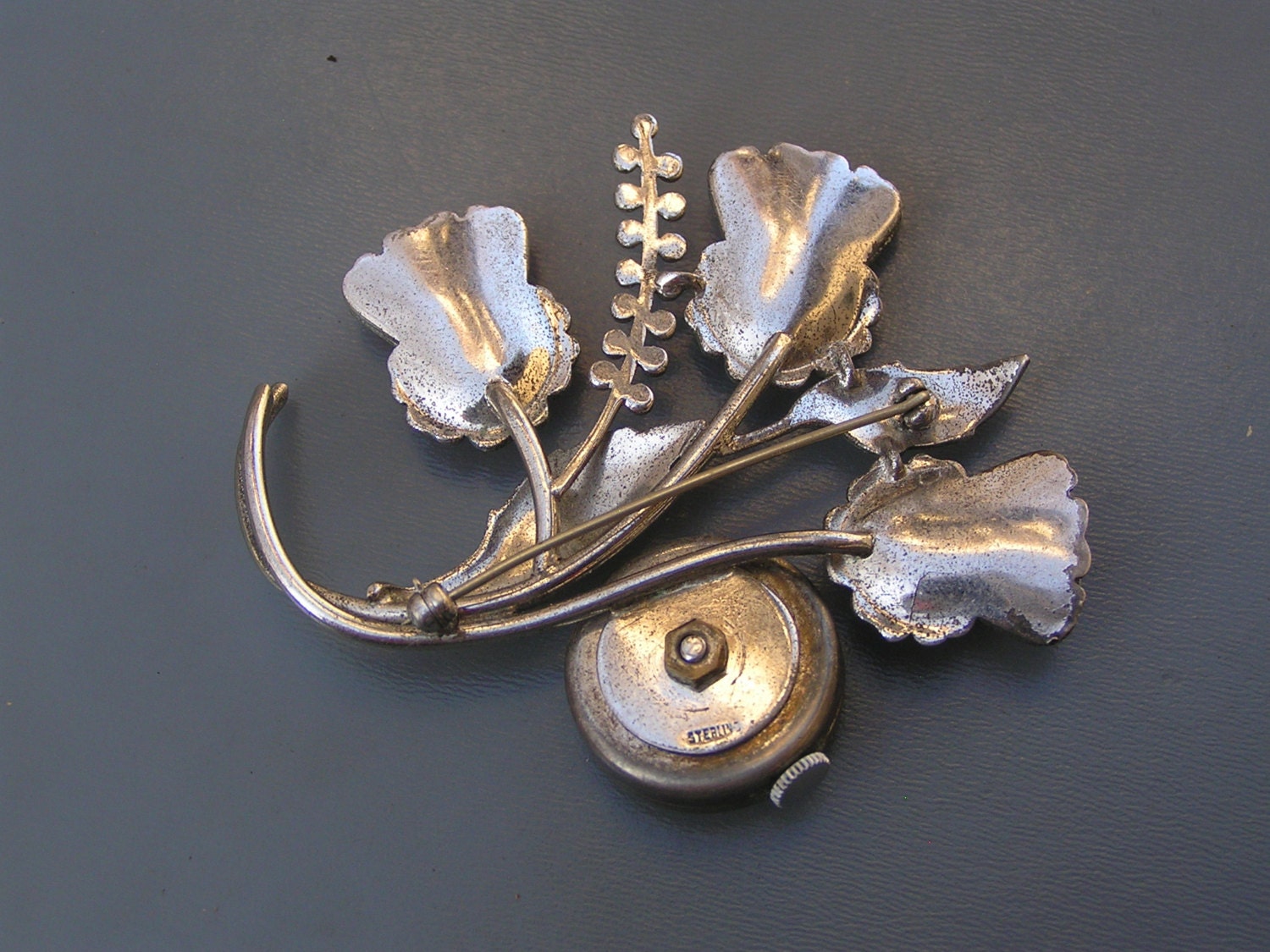 Vintage Art Deco Pin . Brooch . Watch . Guilloche Enamel | Etsy