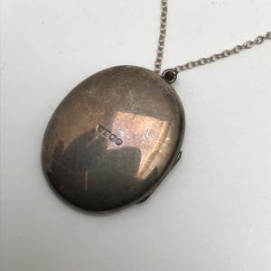 Antique Victorian Silver Locket . Antique Photo Pendant . Victorian ...