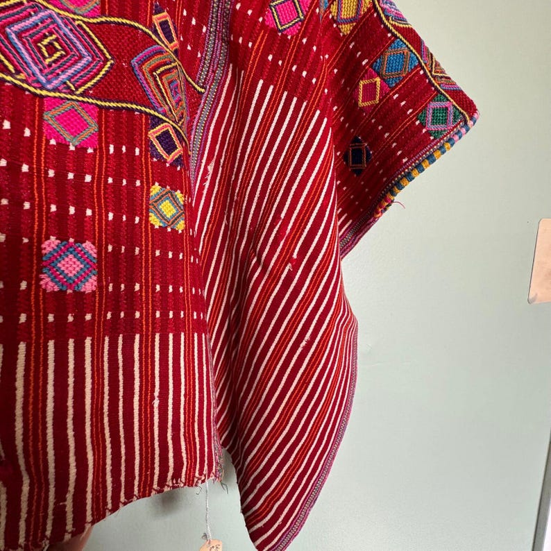 Old Handwoven Colotenango Huehuetenango Guatemalan Huipil Embroidered ...