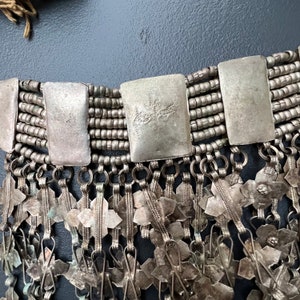 Bridal Labba Labbeh Libbeh Necklace From Yemen . Yemen Silver Headdress ...