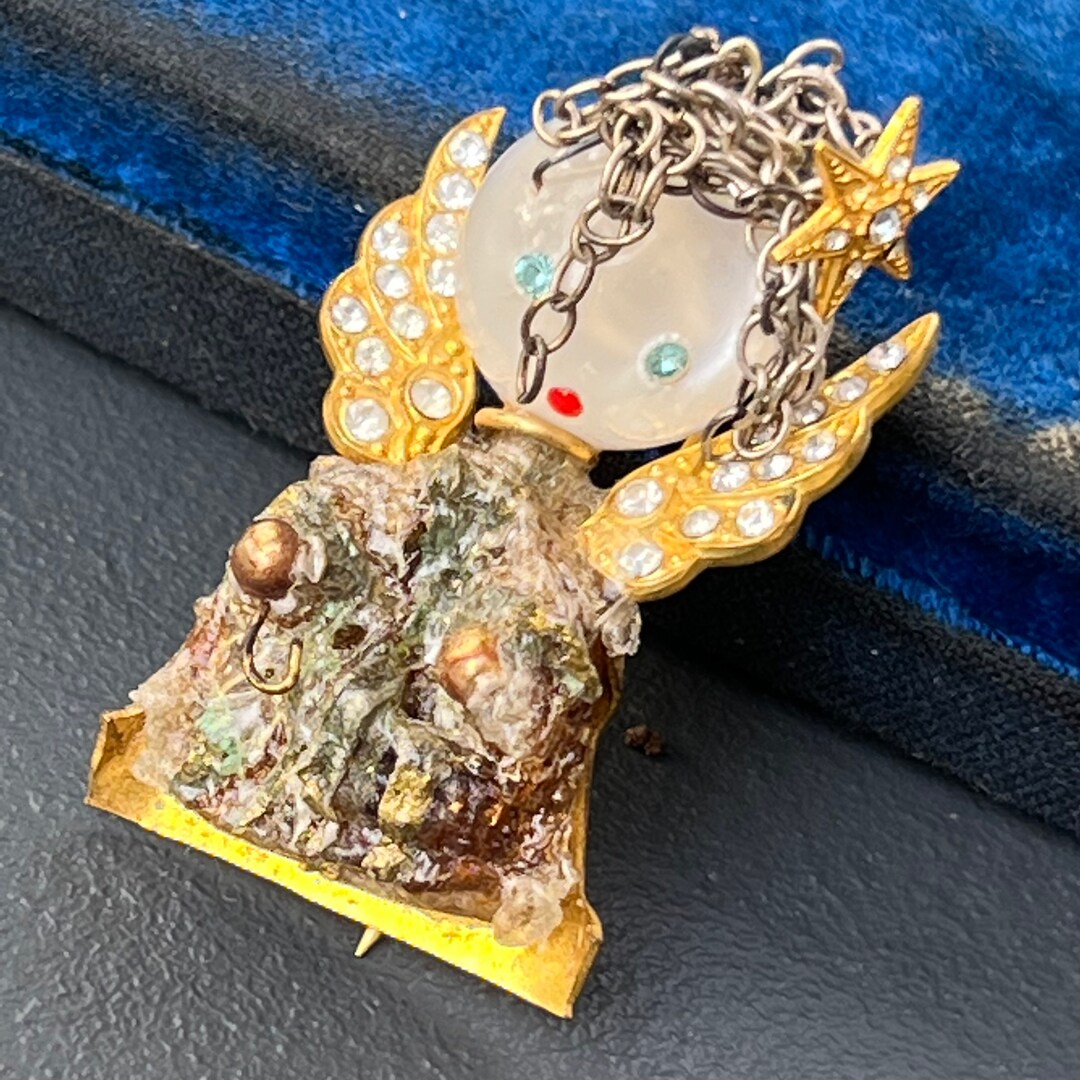 1950's Roger Jean Pierre Paris Depose Brooch . High End Costume Jewelry ...