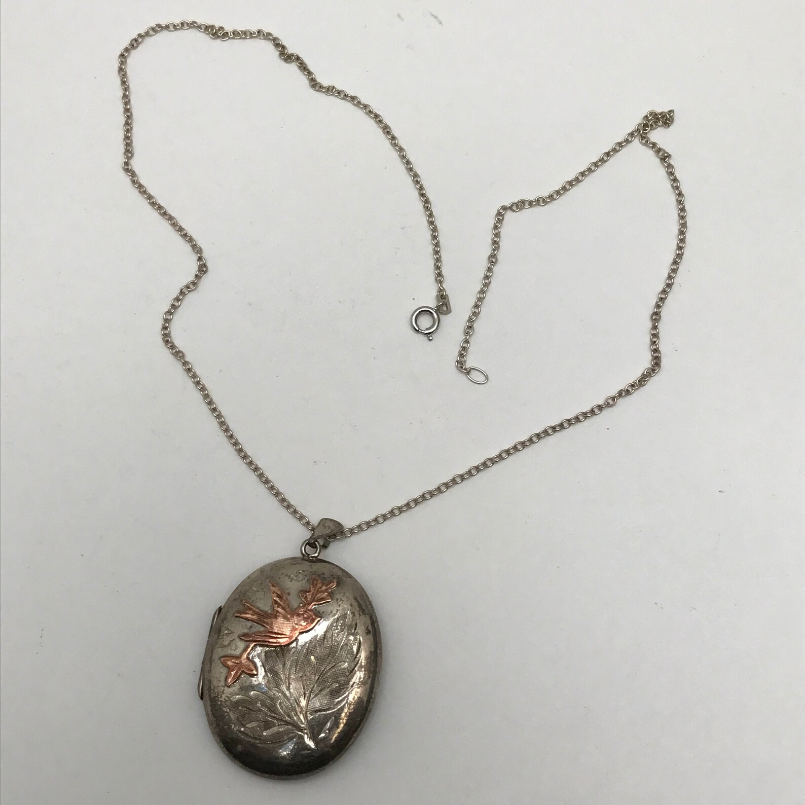 Antique Victorian Silver Locket . Antique Photo Pendant . - Etsy