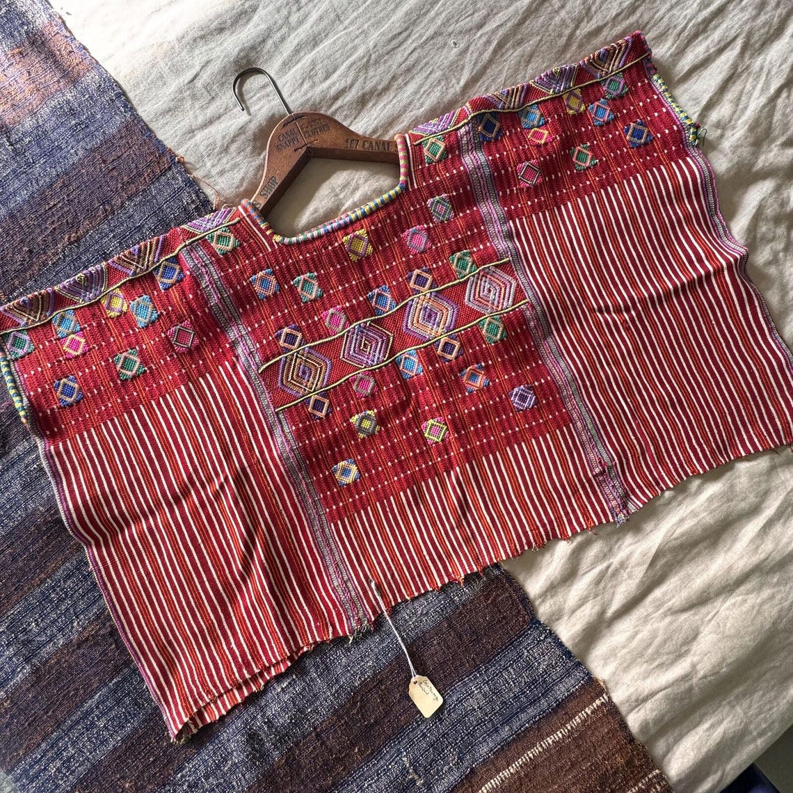 Old Handwoven Colotenango Huehuetenango Guatemalan Huipil Embroidered ...