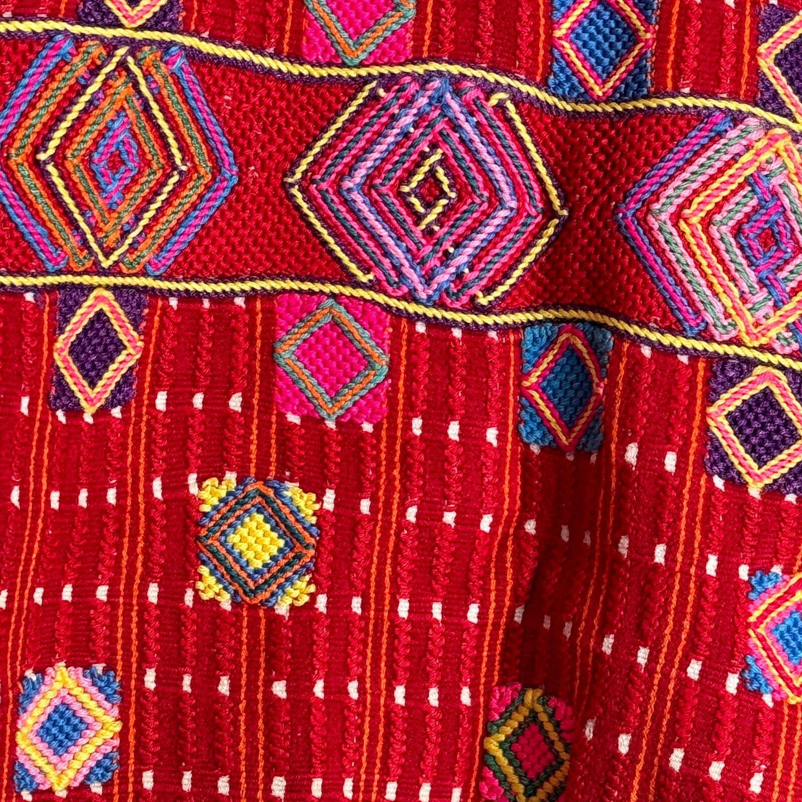 Old Handwoven Colotenango Huehuetenango Guatemalan Huipil Embroidered ...