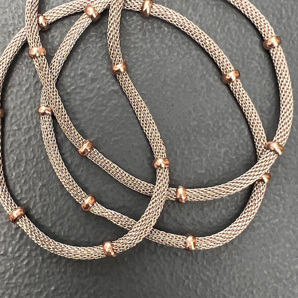 Wire Mesh Necklace - Etsy