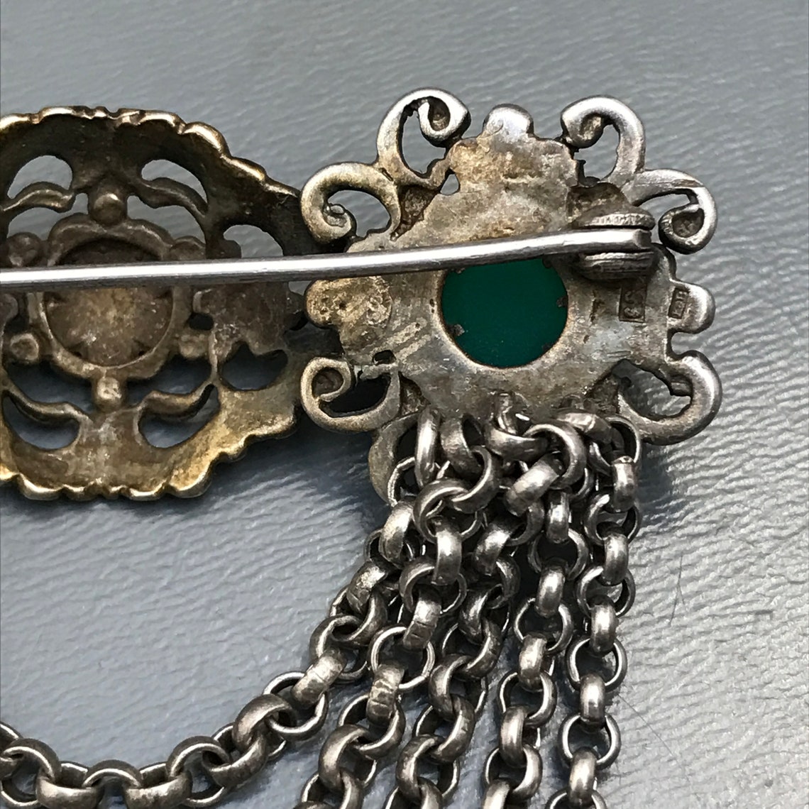 Antique 835 Silver Pin . brooch .Austro Hungarian . | Etsy