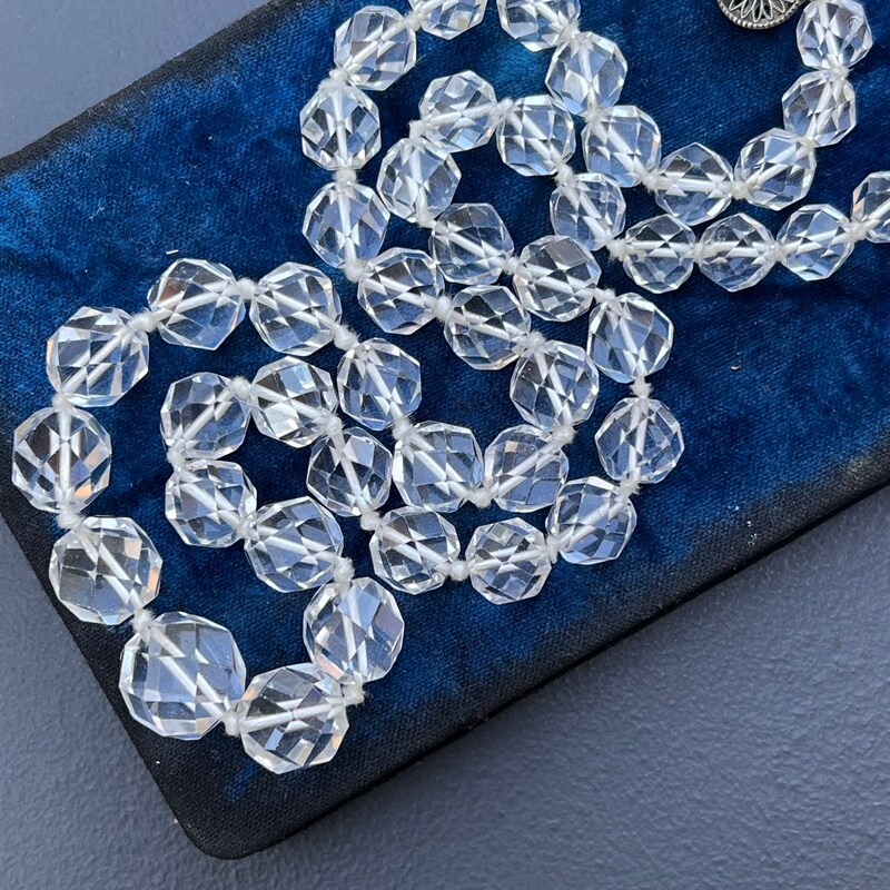 Rock Crystal Necklace - Etsy