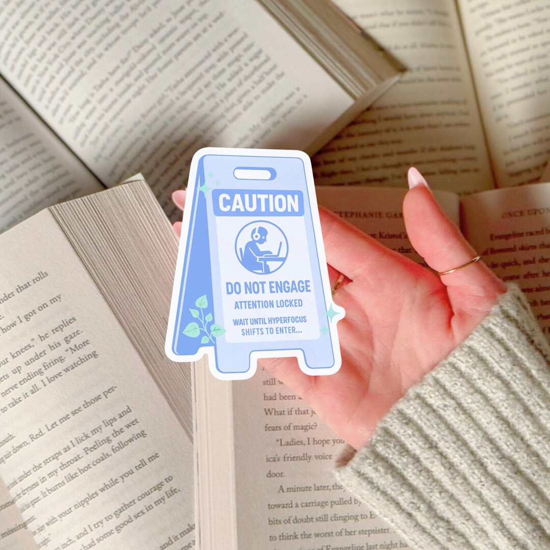 Hyperfixation Sticker Funny ADHD Decal for Son Hidden Disability Pride ...