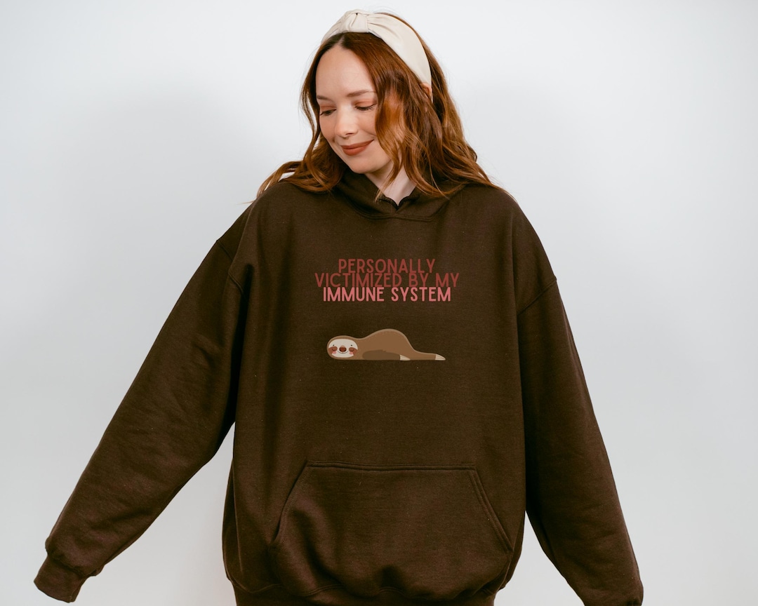 Autoimmune Disease Hoodie Humor Lupus Sweatshirt Chronic Pain Asthma ...
