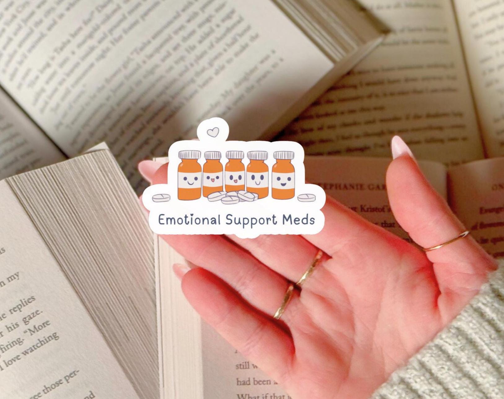 MDD BPD Sticker Funny Mental Health Meds Decal Mentally Ill Humor ...