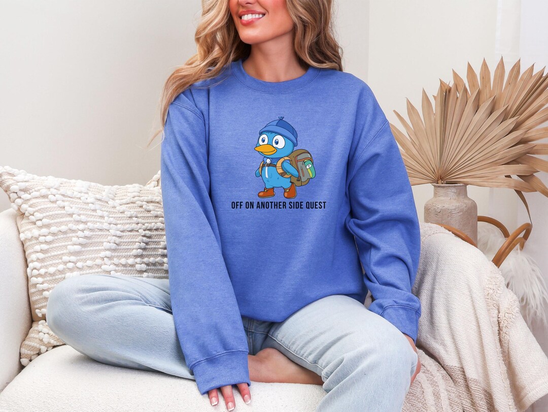 ADHD Sweatshirt Funny on Another Sidequest Crew for Boyfriend ...