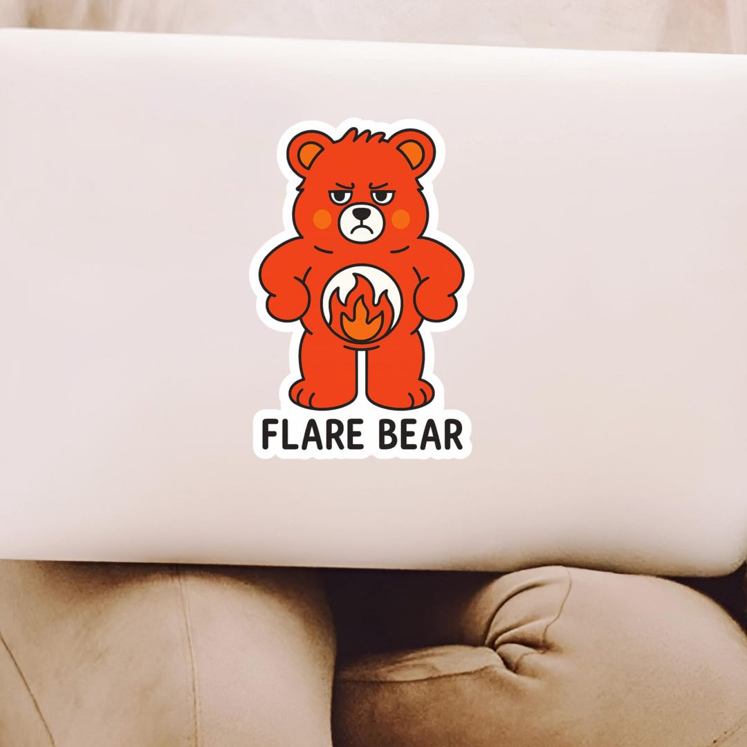 Flare Day Sticker Funny Chronic Illness Decal Sarcastic Spoonie Phone ...