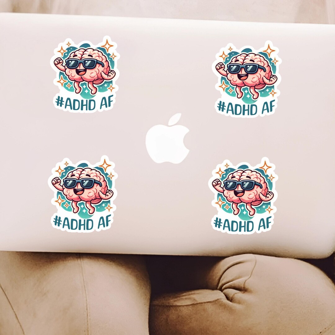 ADHD Sticker for Chaotic Friend Executive Dysfunction Gift Idea for ...