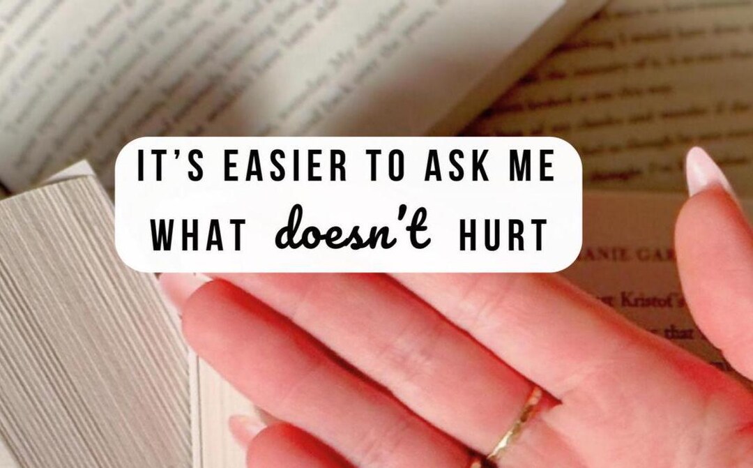 Sports Injury Recovery Sticker Sarcastic Everything Hurts Decal Gift ...