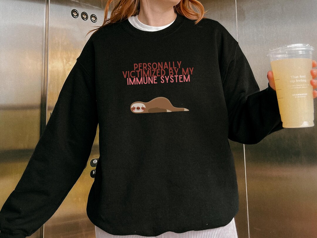 Hidden Disability Pride Sweater Funny Sloth Invisible Illness Jumper ...