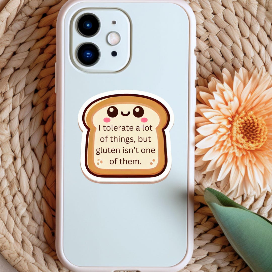 Celiac Disease Sticker Funny Wheat Allergy Humor Decal for Son ...