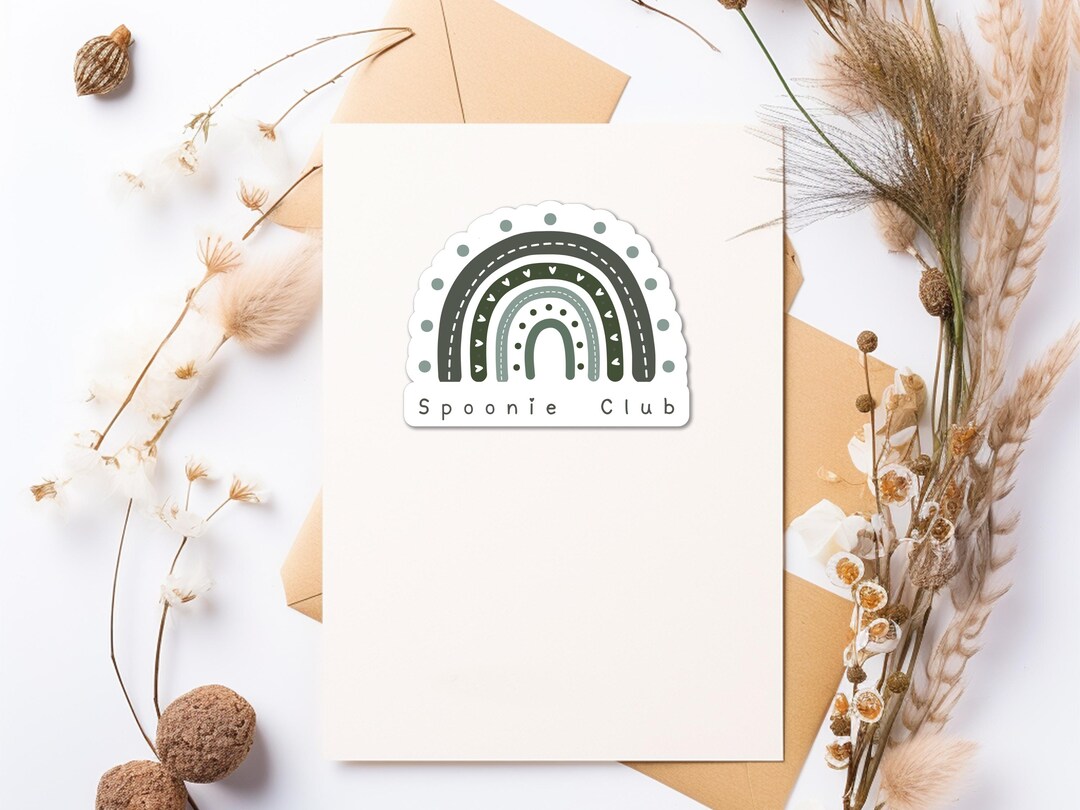 Spoonie Humor Sticker Funny Spoon Theory Laptop Decal for Spoonie ...